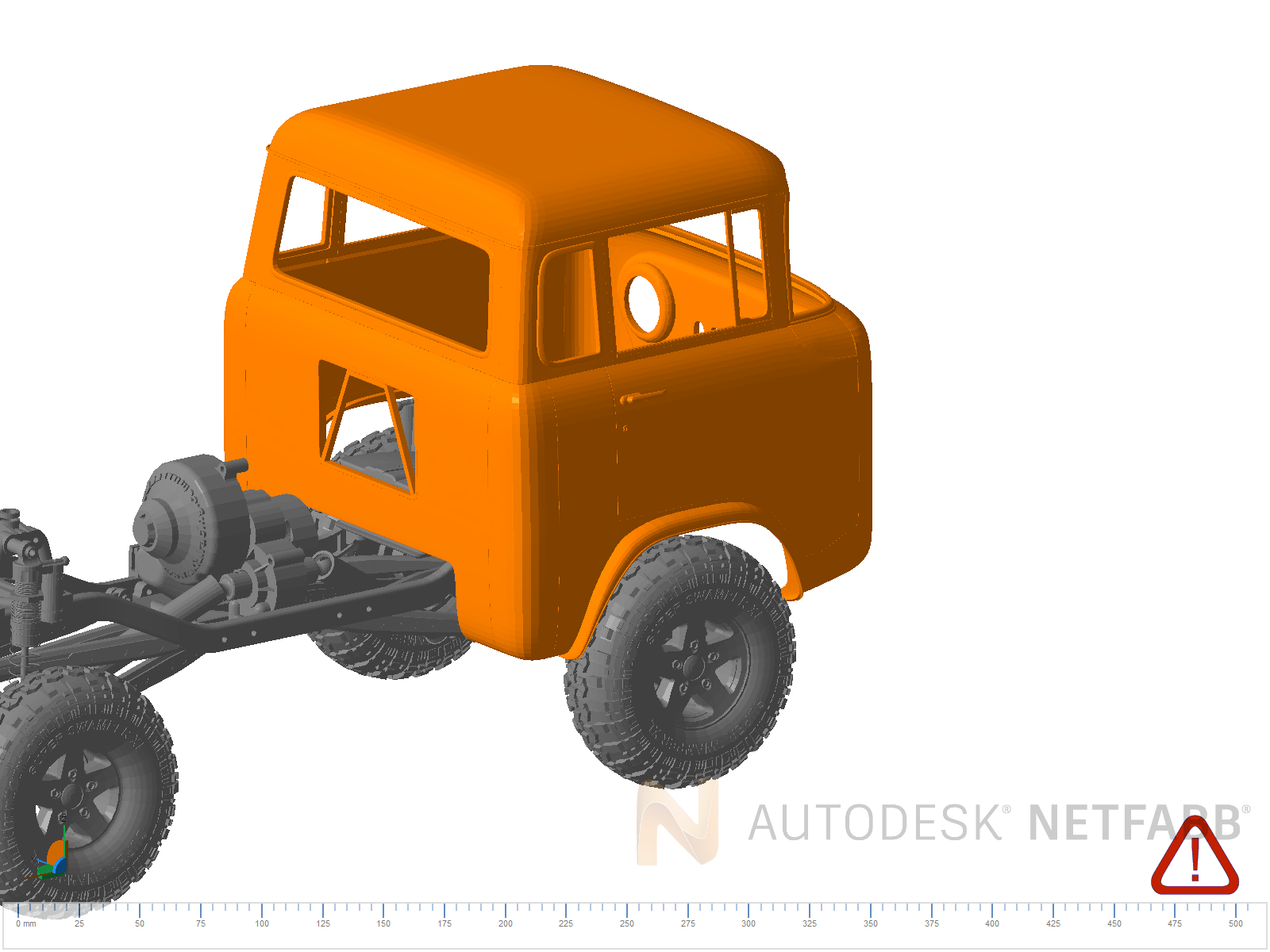 STL file RC BODY Jeep Mighty FC150 for Axial SCX 1/10 🐚・Design to ...