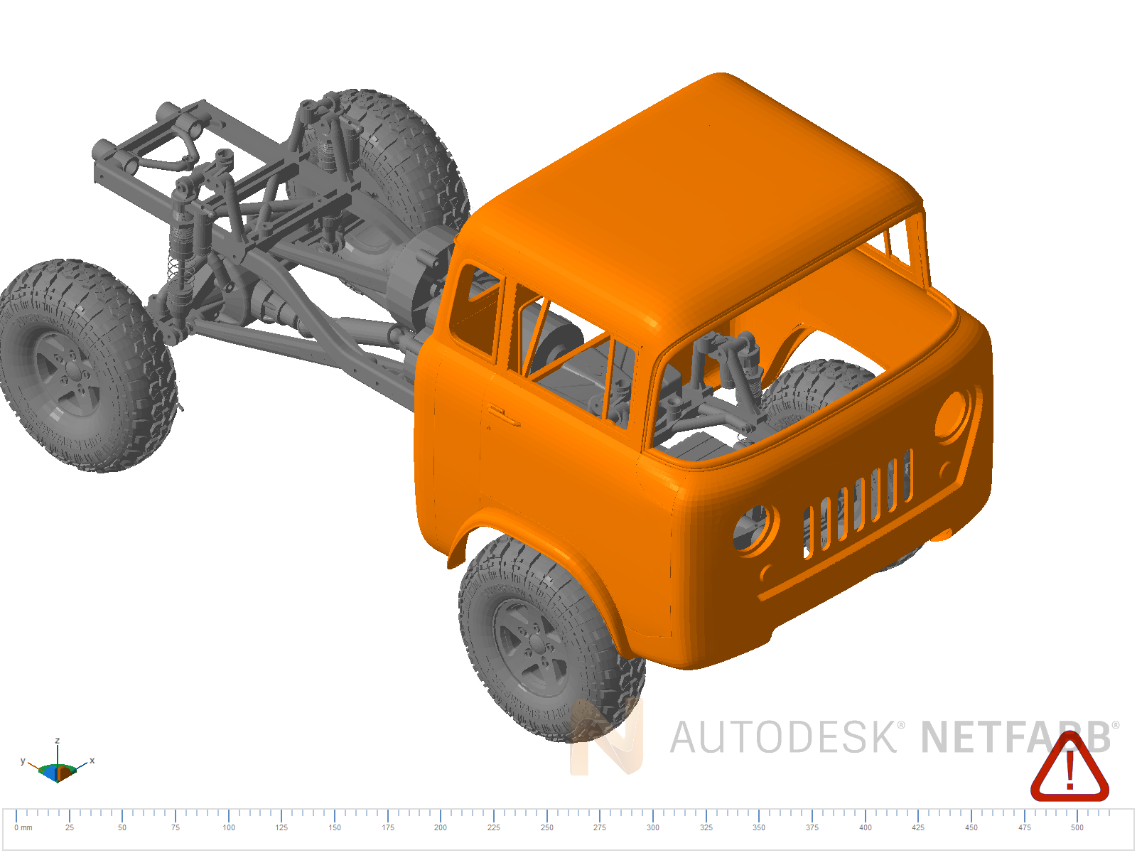 STL file RC BODY Jeep Mighty FC150 for Axial SCX 1/10 🐚・Design to ...