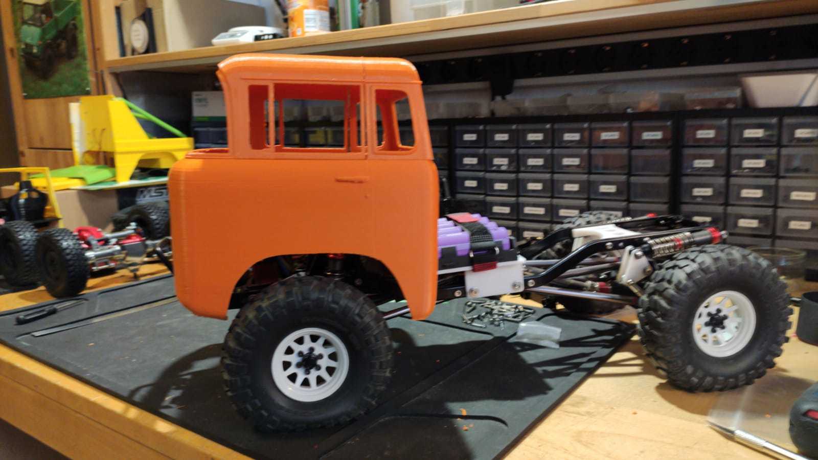 STL file RC BODY Jeep Mighty FC150 for Axial SCX 1/10 🐚・Design to ...