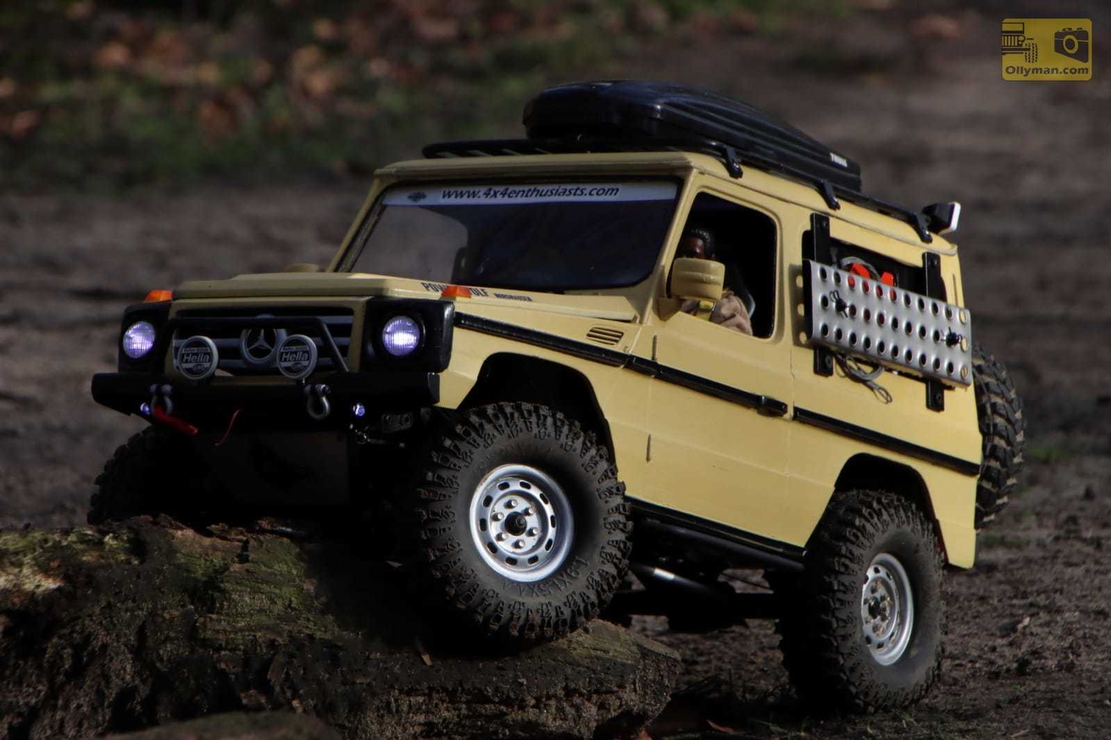 3D file RC Body Mercedes SHORT G Model 3 doors・3D printing idea to ...