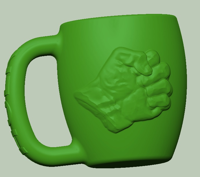 Free STL file HULK CUP・Object to download and to 3D print・Cults