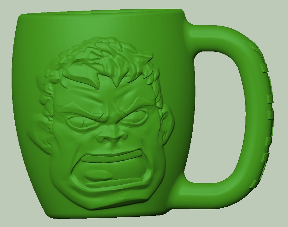 Free STL file HULK CUP・Object to download and to 3D print・Cults