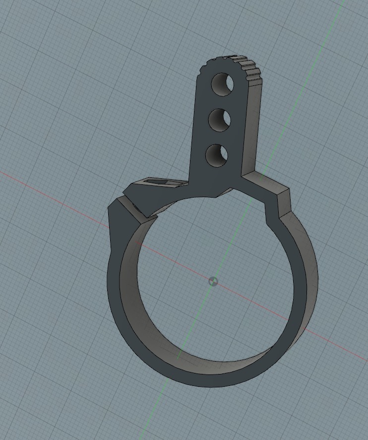 Free 3D file Customizable Scope Throw Lever 🔫・3D printable object to ...