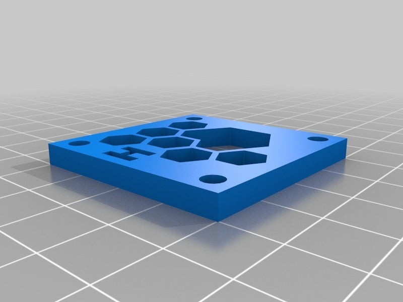 Free STL file Fan Cover 40x40 mm HEX_fan_v1.1・3D printing template to ...