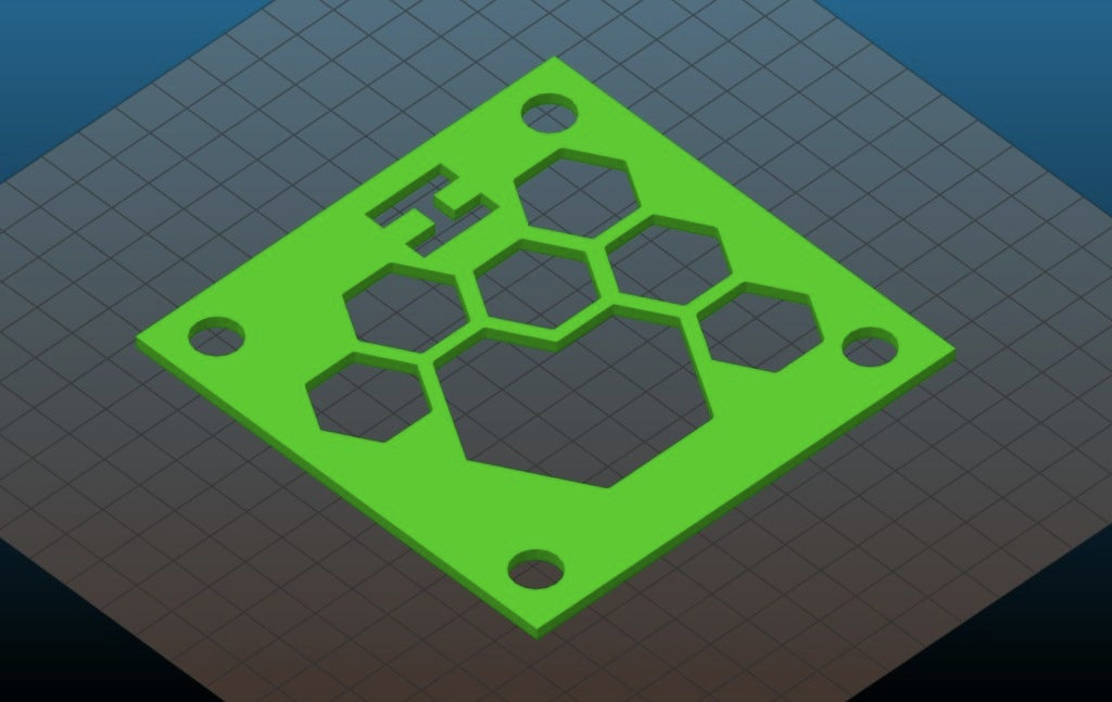 Free STL file Fan Cover 40x40 mm HEX_fan_v1.1・3D printing template to ...