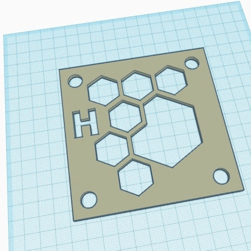 Download free STL file Fan Cover 40x40 mm HEX_fan_v1.1 • Model to 3D ...