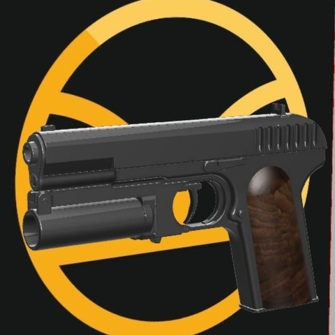 Download 3D printer designs Carnwennan Pistol: Kingsman Pistol ・ Cults