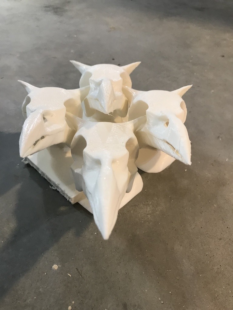 Free STL file Nasty Bird Skull Armour, prints assembled・3D printable ...