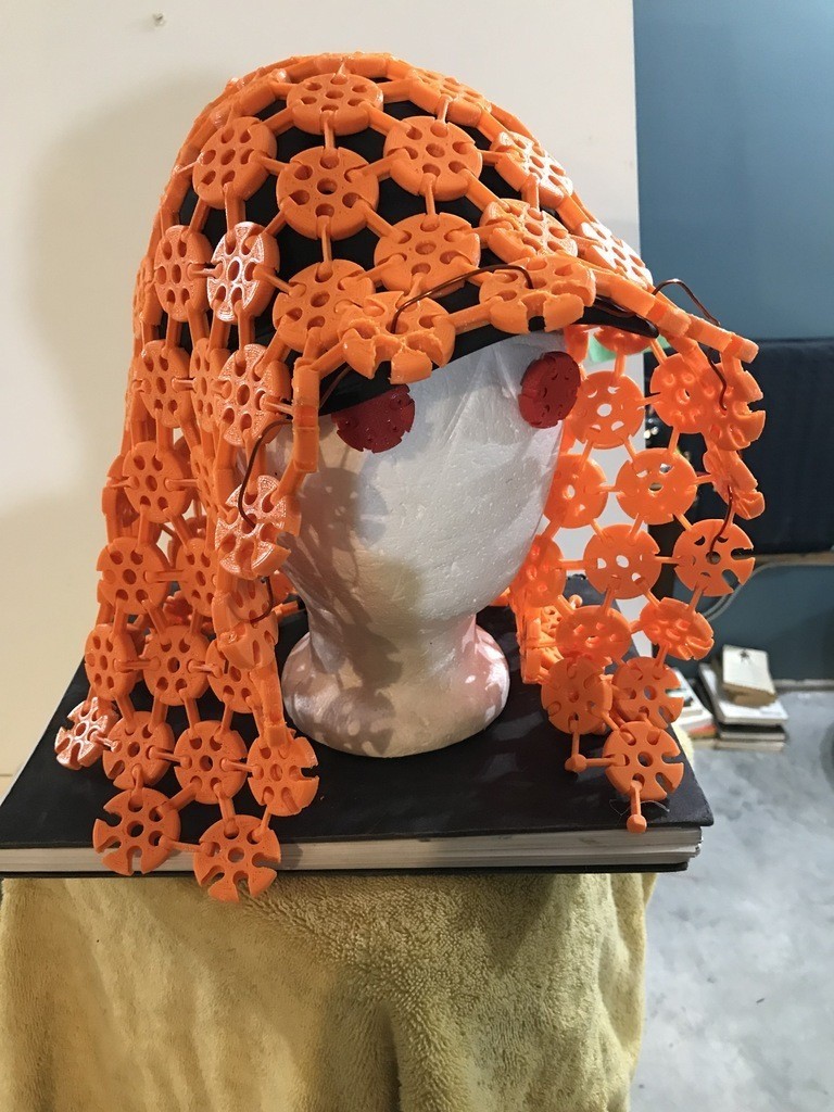 Free STL file 3d printed fabric / armour prints assembled・Design to ...