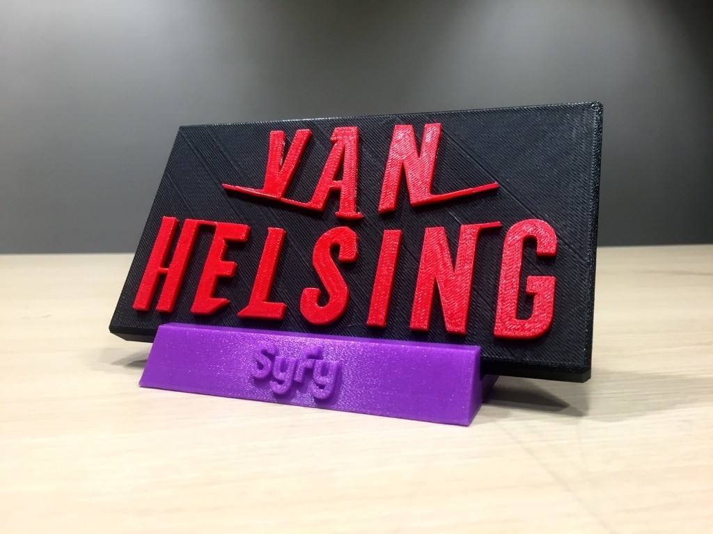 Free STL file Van Helsing - Main Title Logo・3D print design to download ...
