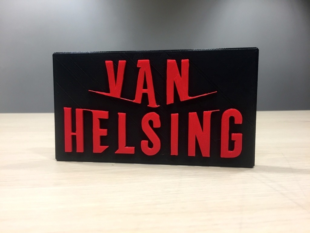 Free STL file Van Helsing - Main Title Logo・3D print design to download ...