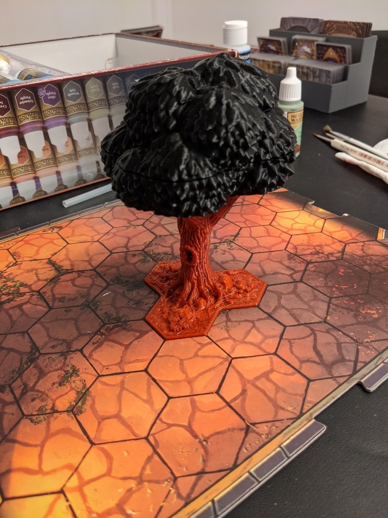Archivo 3D gratis Árbol para Gloomhaven con tapa hexagonal extraíble ...