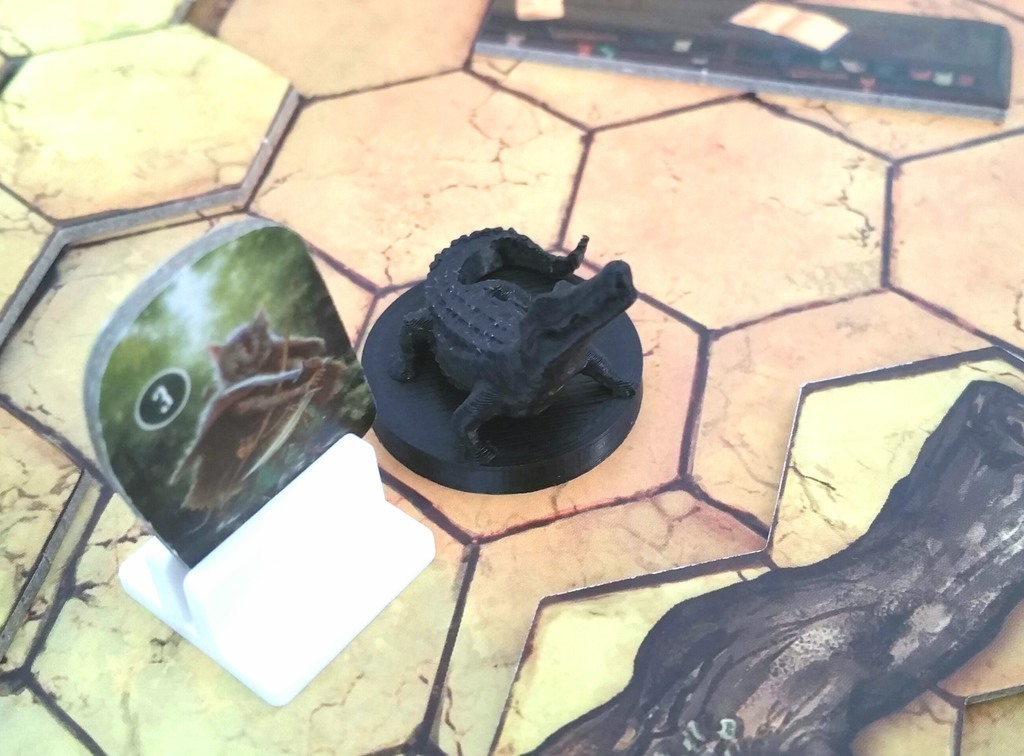 Free 3D file Swamp Alligator Gloomhaven Summon・3D print design to ...