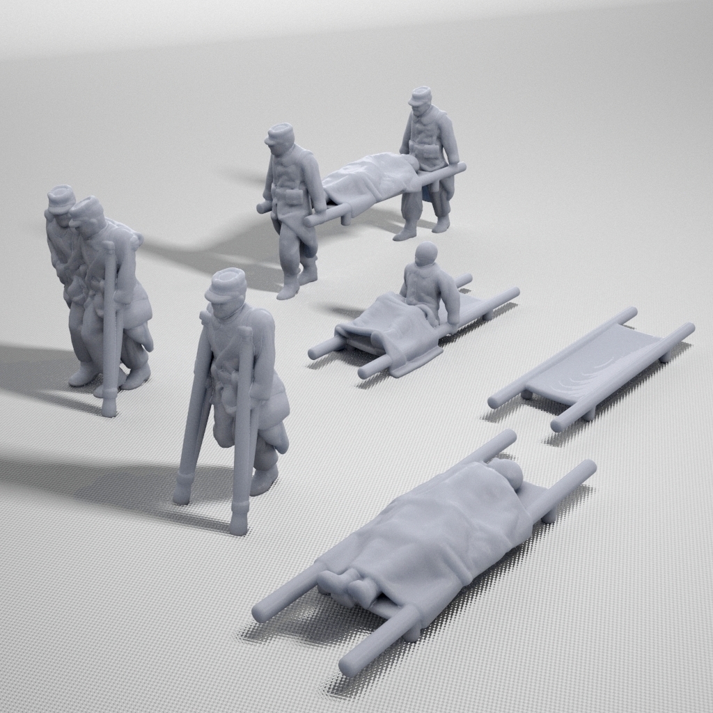 STL file Ambulances 1/72 🦸・Model to download and 3D print・Cults