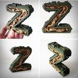 Download 3D printer model Steampunk letter Z. ・ Cults