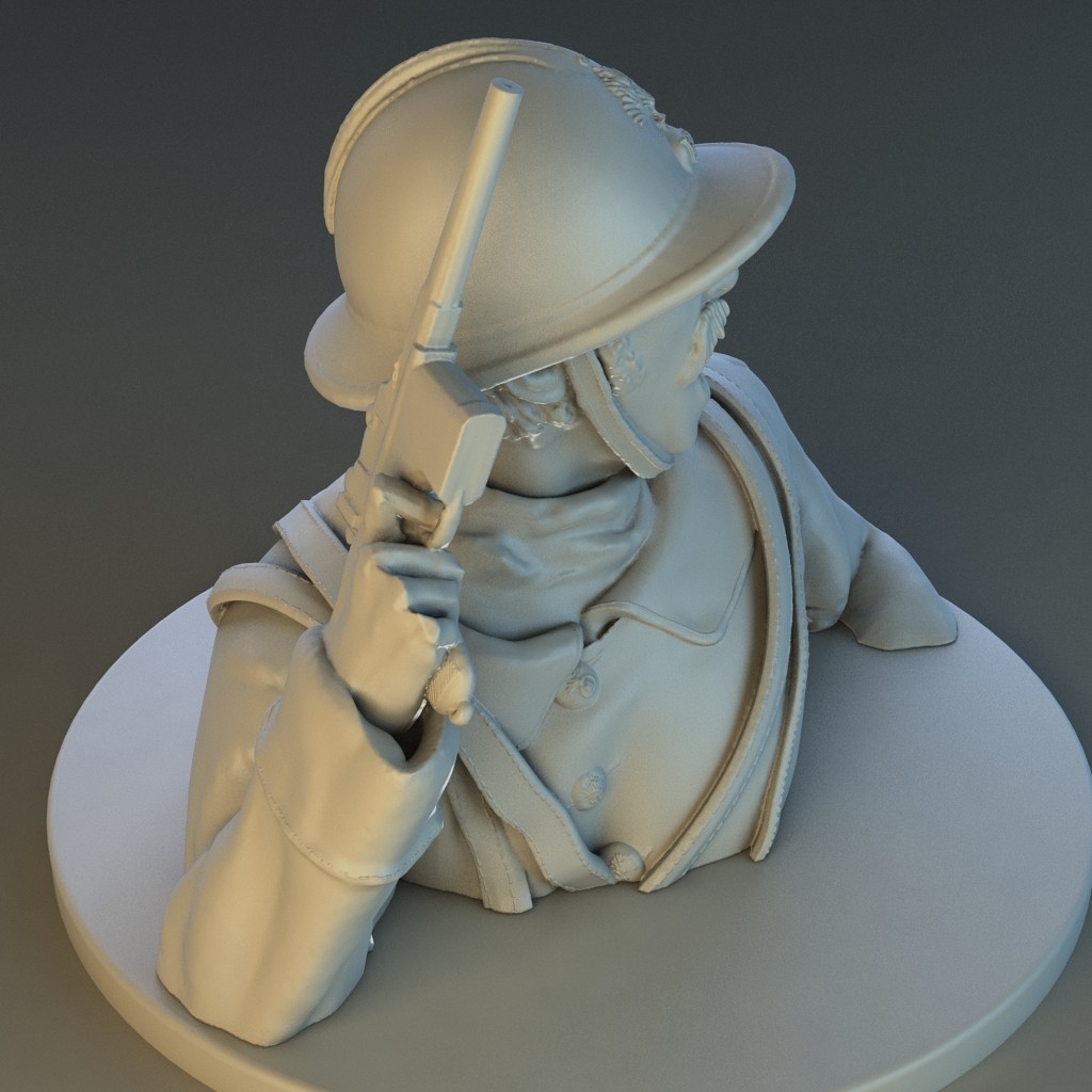 STL file French Soldier WW1.・3D printing model to download・Cults