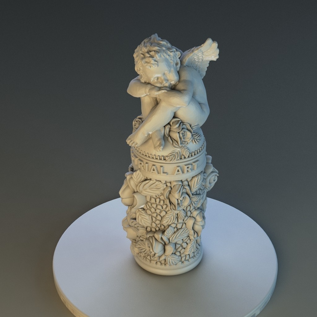 STL file Angel storage box・3D printer design to download・Cults