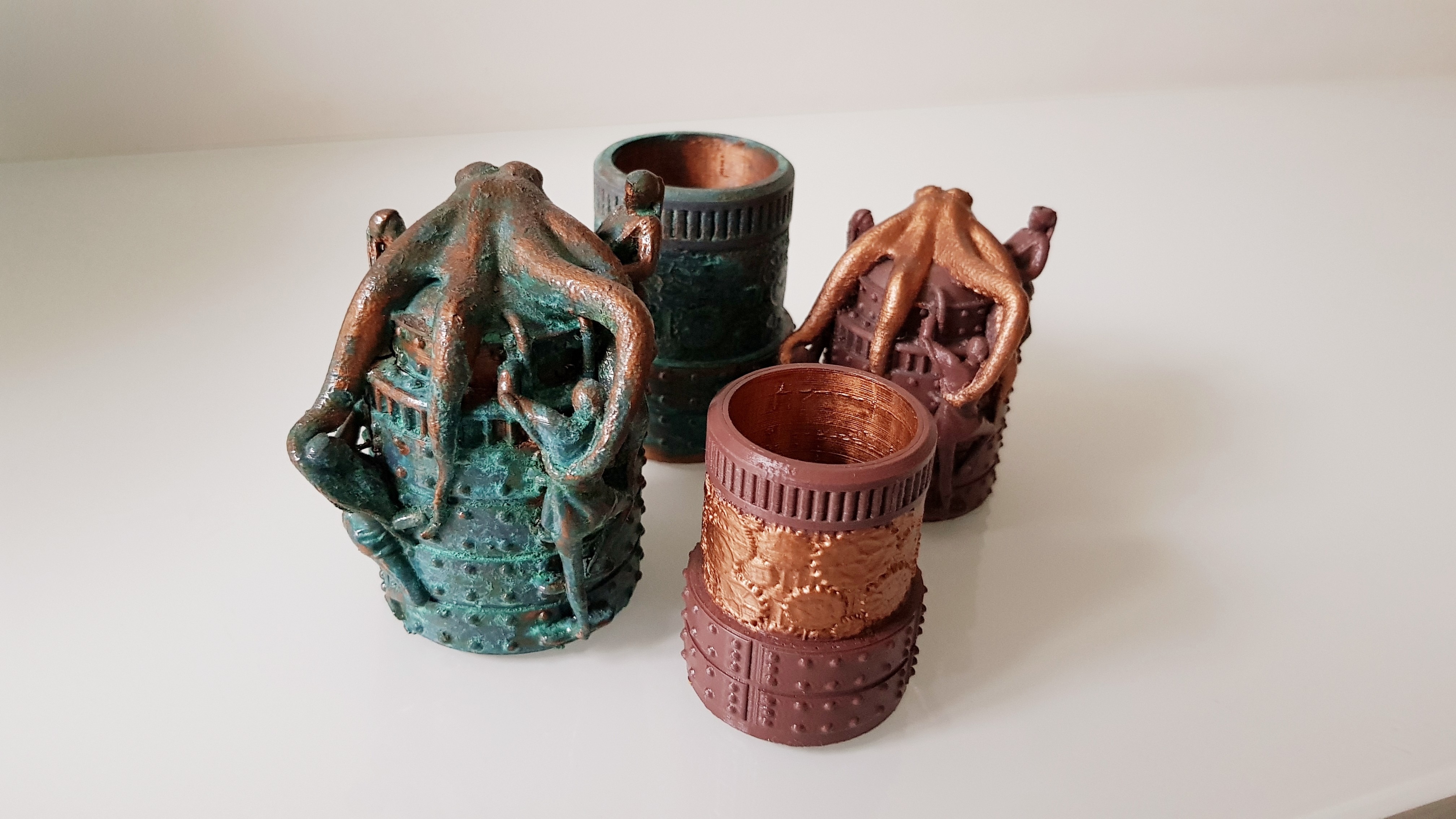 Download STL file Steampunk octopus box, steampunk box • 3D printing ...