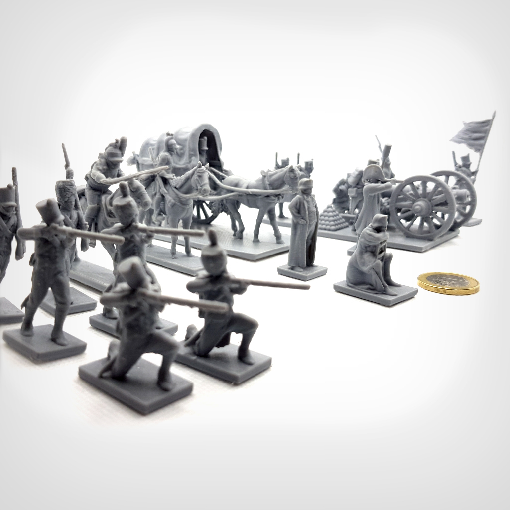 Download STL file Mini Napoleonic Soldiers Bundle Pack. • 3D print ...