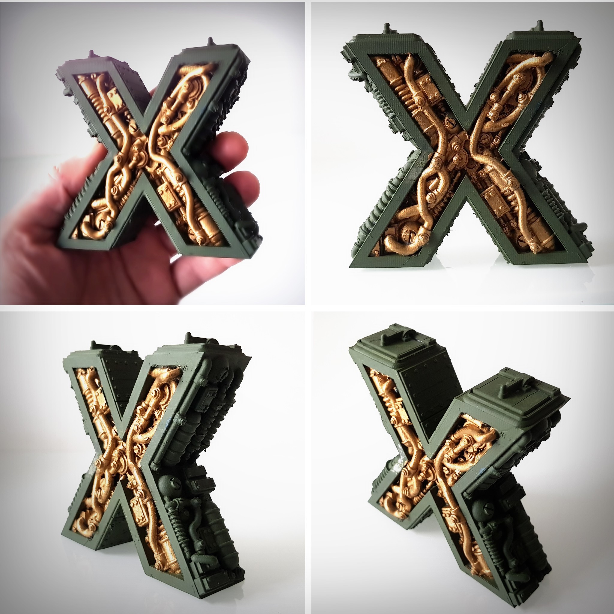 STL file Steampunk letter Z・3D print design to download・Cults