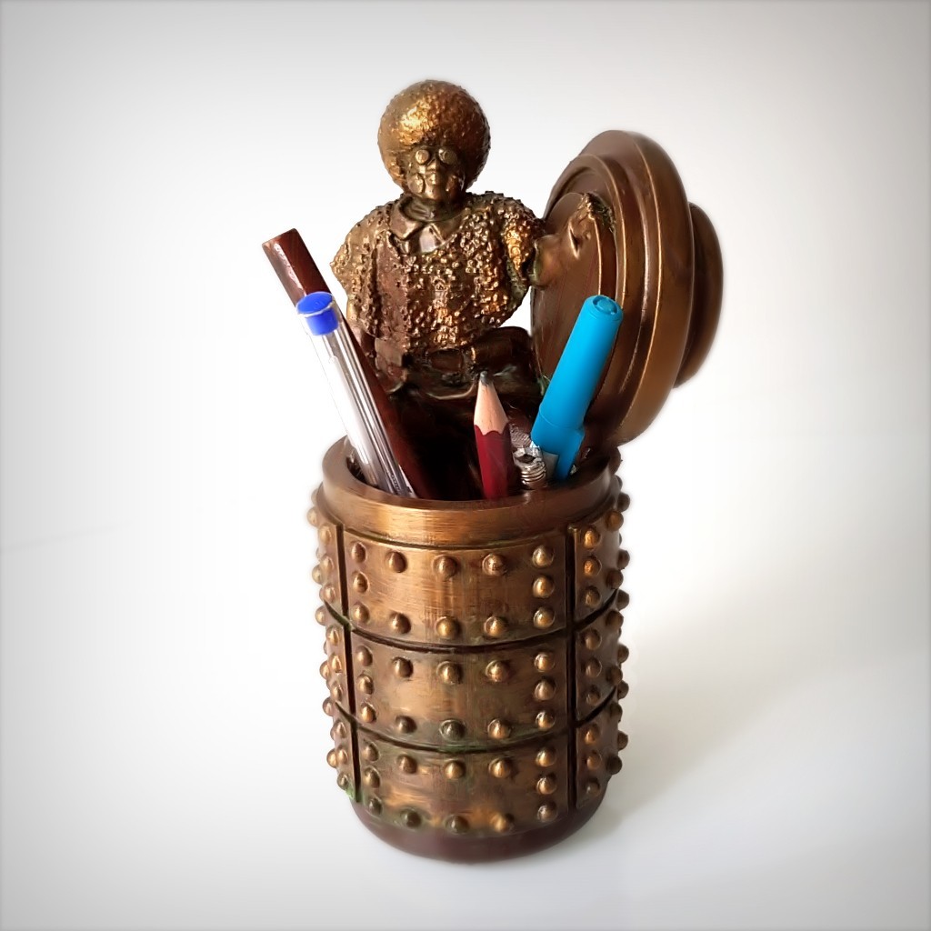 STL file Afro pen holder version 2・3D printable model to download・Cults