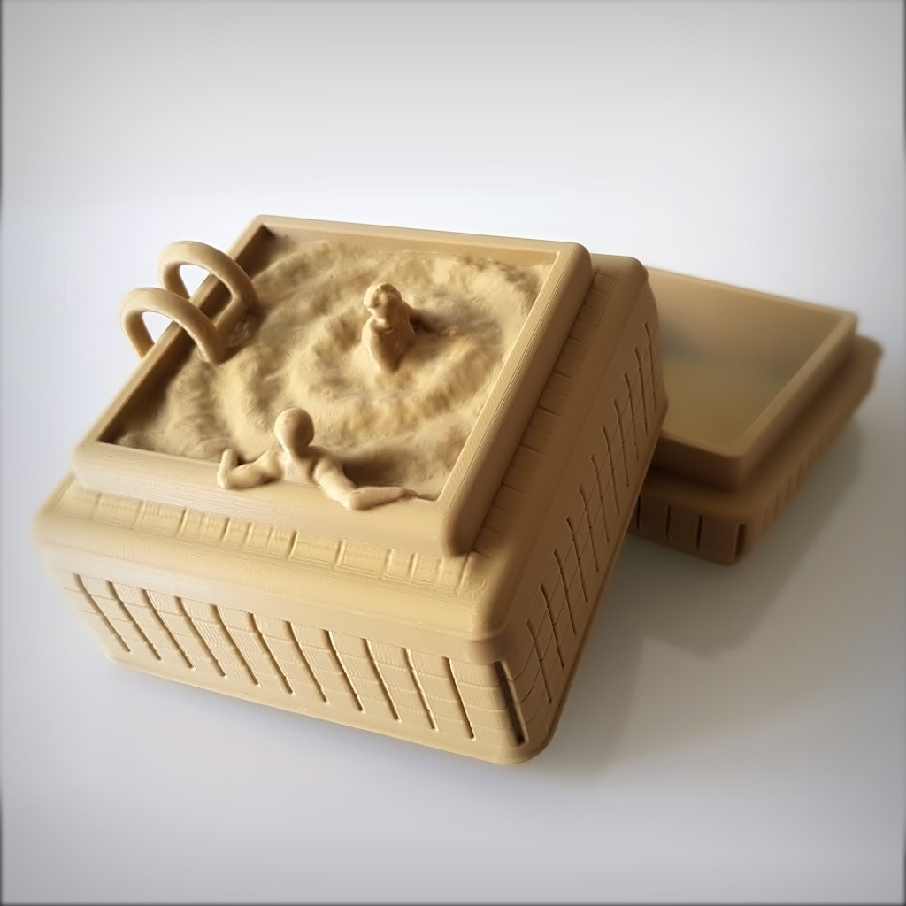 3D printed Steampunk swimming box. • made with CR 10・Cults