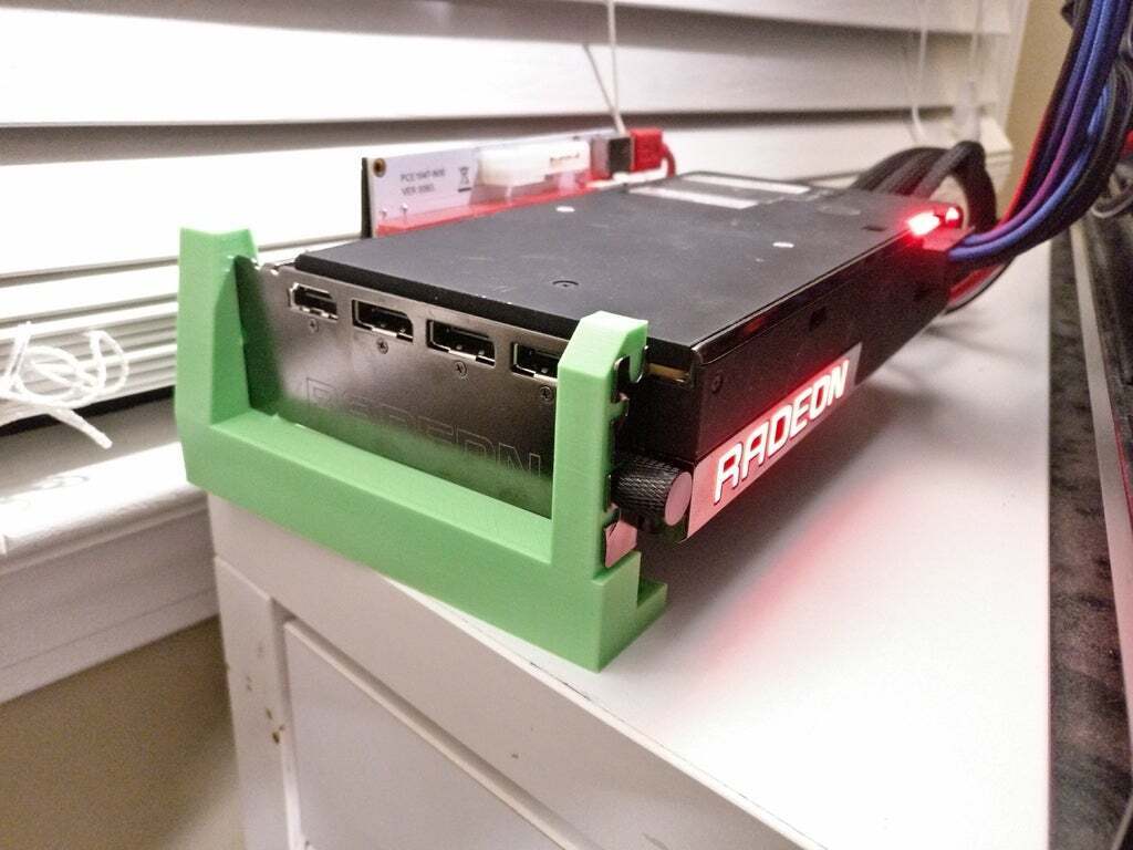 Free STL file GPU Face Down Bracket & End Support.・3D printer model to ...