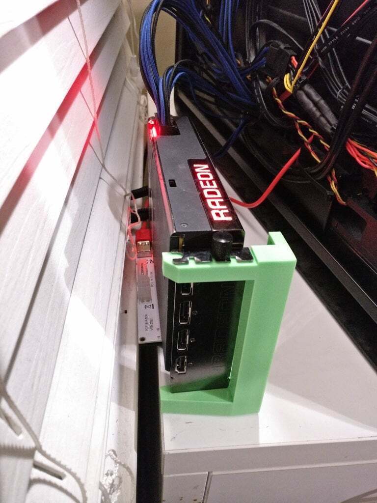 Free STL file GPU Face Down Bracket & End Support.・3D printer model to ...