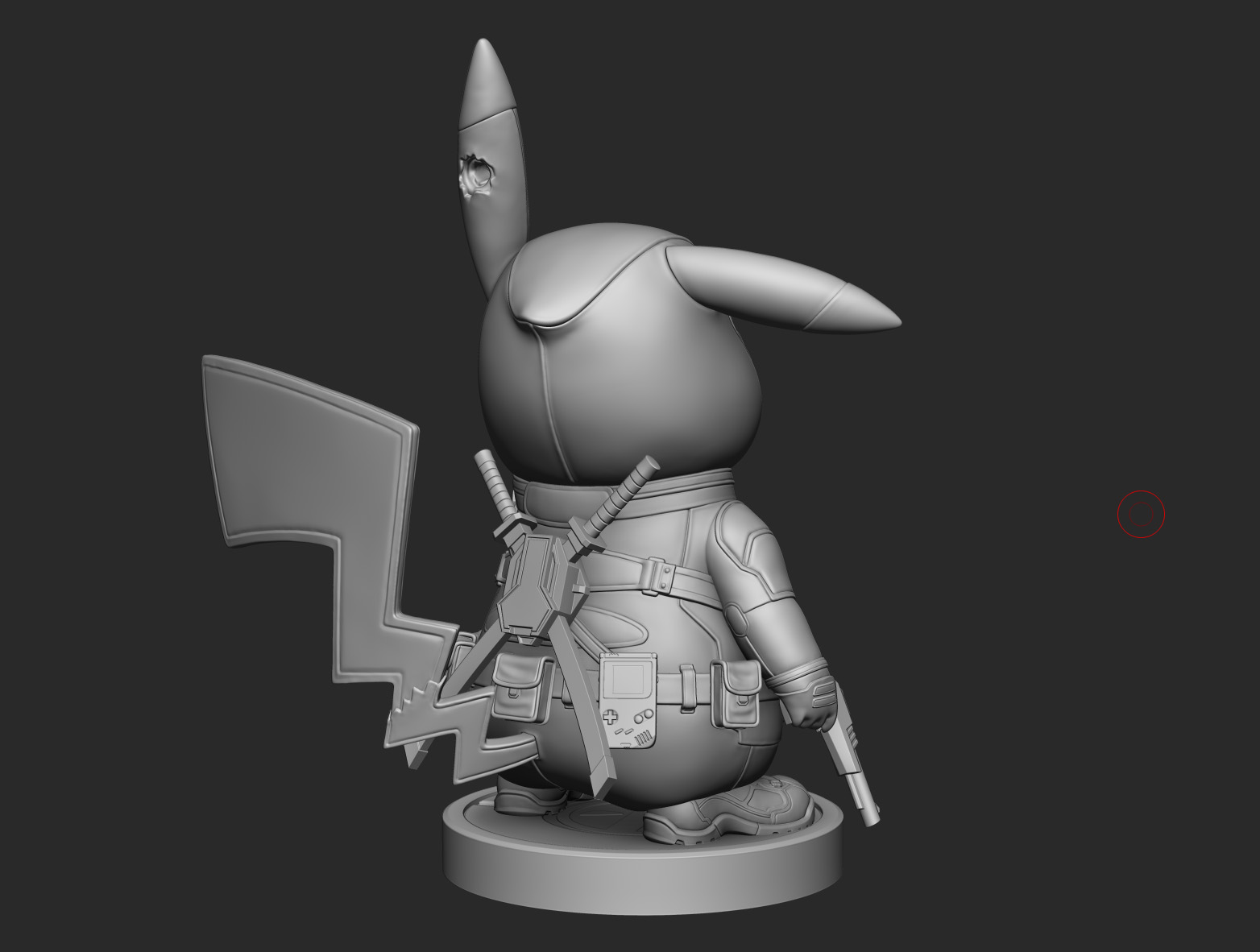 STL file Pikachu deadpool 🐉・Design to download and 3D print・Cults
