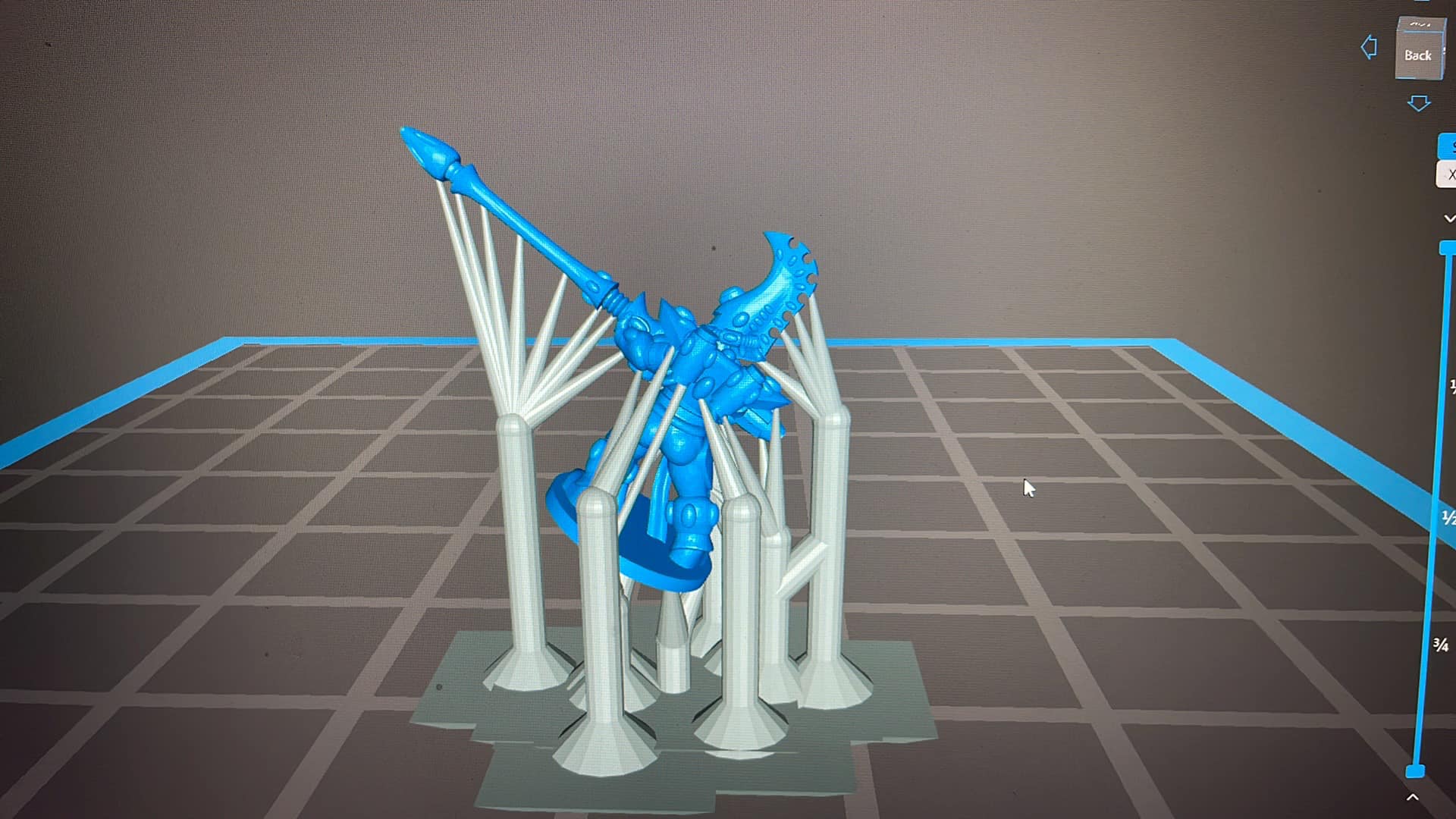 3D printer Tiny Space Elves - Dragon Warriors • made with Epax X1-2K ...