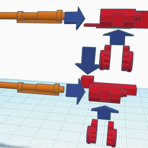 Download free STL file Sabre_gun_turret_mk6r • 3D print template ・ Cults