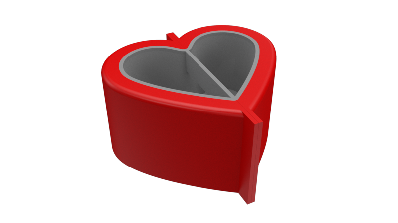 STL file Heart pot mould heart・Model to download and 3D print・Cults