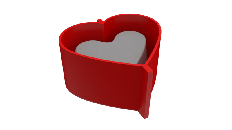 STL file Heart pot mould heart・Model to download and 3D print・Cults
