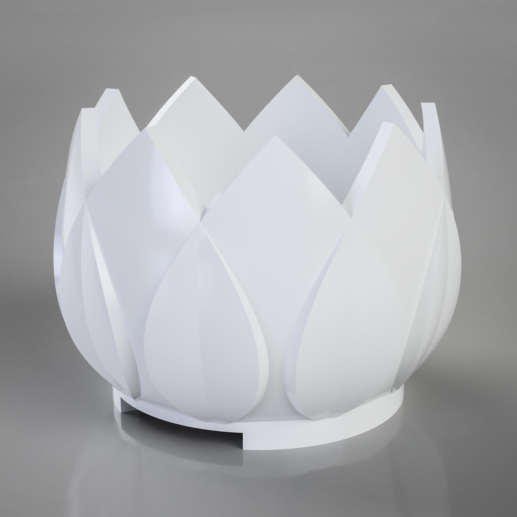 STL file Leaf Crown Pot・3D printer design to download・Cults