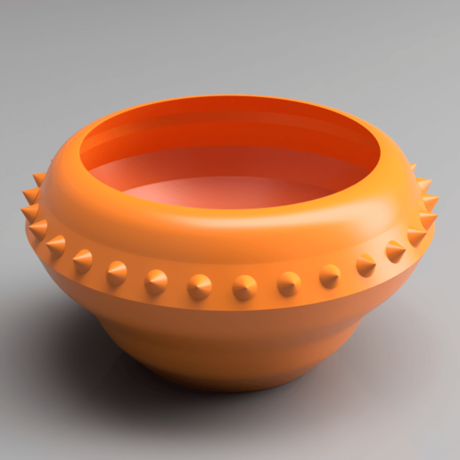Download STL file Succulent Bonsai Pot With Rivets • 3D printable ...