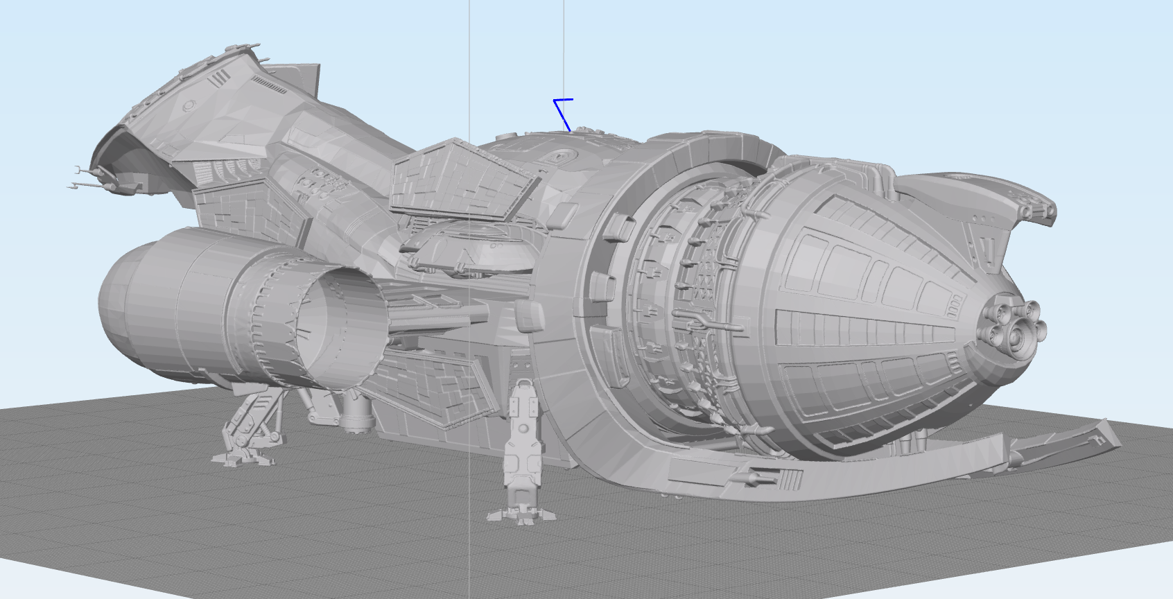 STL file Serenity, Firefly Class ship 🚢・3D printable model to download ...