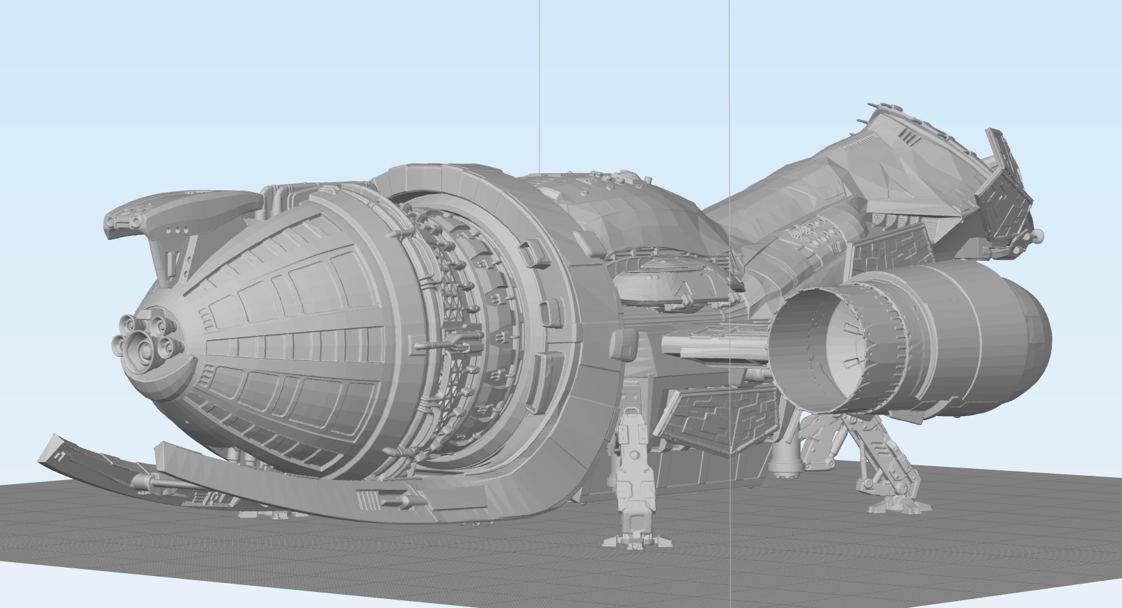 STL file Serenity, Firefly Class ship 🚢・3D printable model to download ...