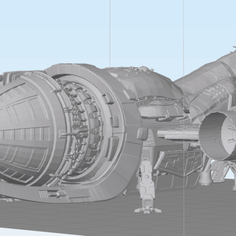Download STL file Serenity, Firefly Class ship • 3D print template ・ Cults