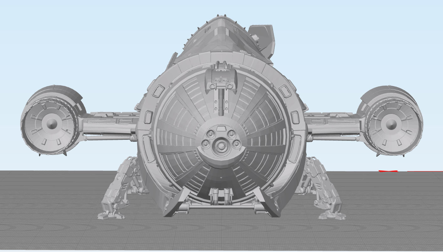 STL file Serenity, Firefly Class ship 🚢・3D printable model to download ...