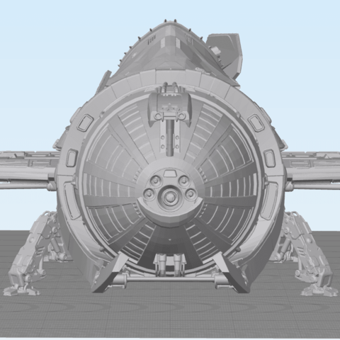 Download STL file Serenity, Firefly Class ship • 3D print template ・ Cults