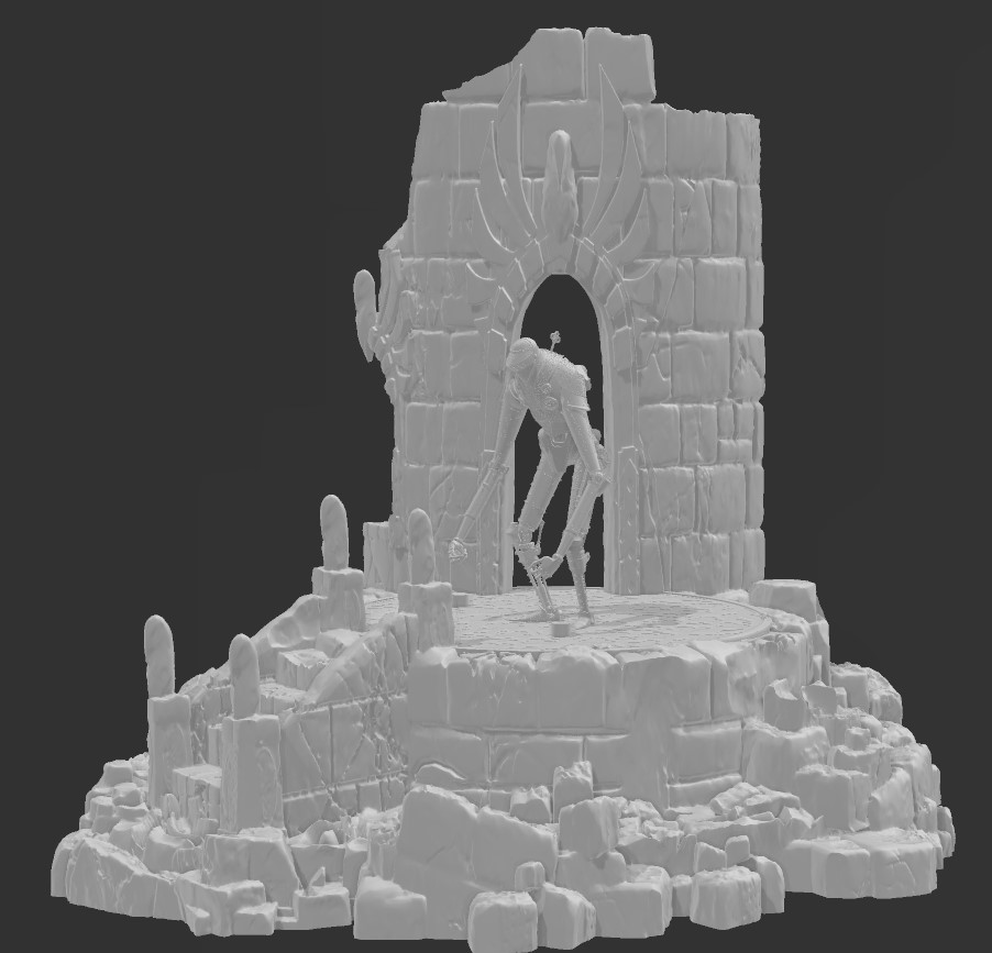 Archivo STL Base para maqueta de diorama・Modelo de impresora 3D para ...