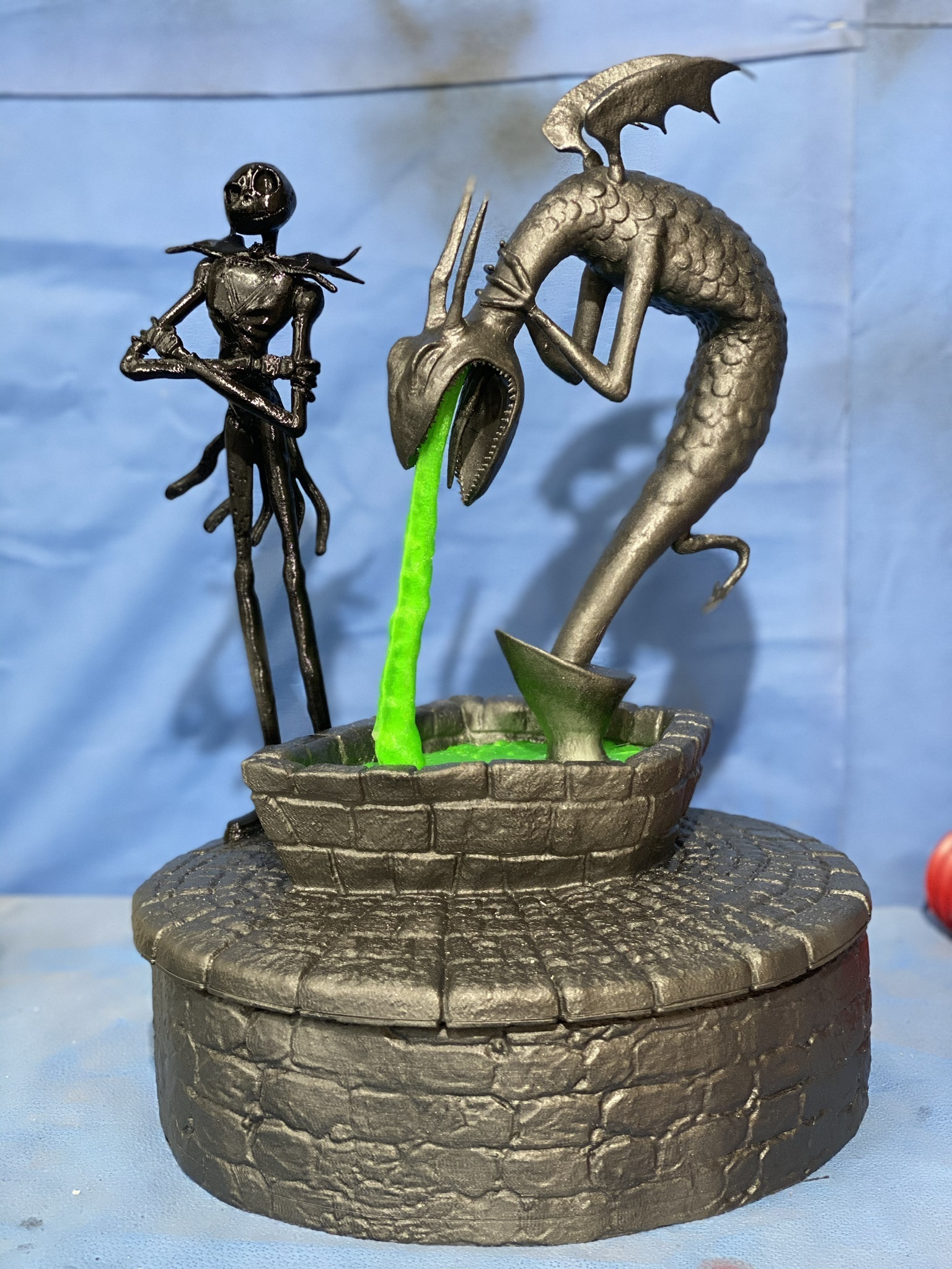 3D printable The Nightmare Before Christmas - Halloween Town Fountain ...