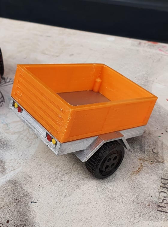 STL file miniature toy trailer 🚐・Design to download and 3D print・Cults