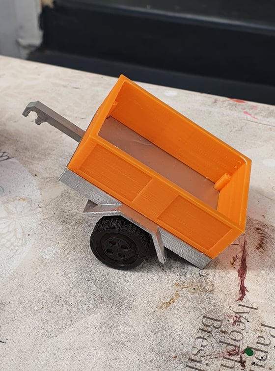 STL file miniature toy trailer 🚐・Design to download and 3D print・Cults