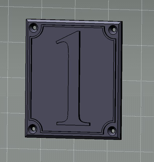 STL file House number 🏠・3D printer design to download・Cults
