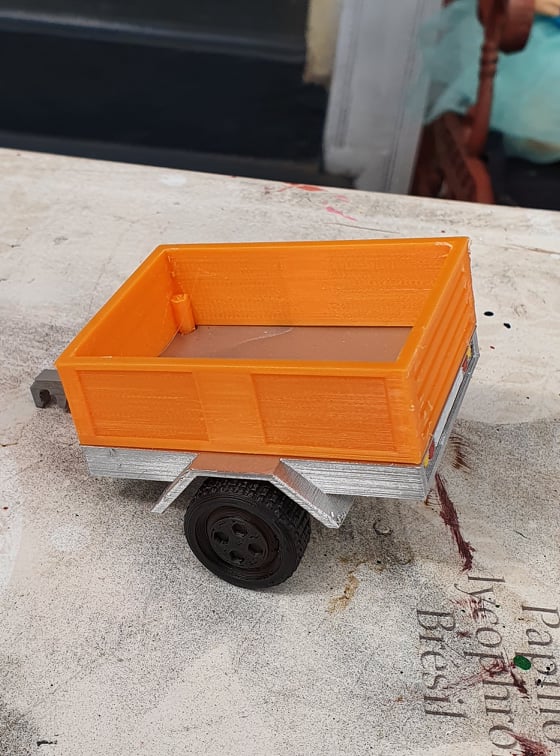 STL file miniature toy trailer 🚐・Design to download and 3D print・Cults