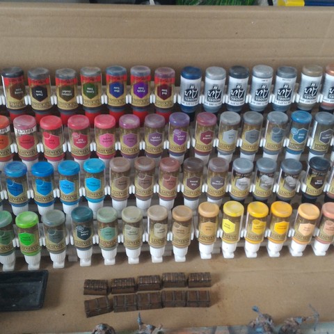 Download free STL file Rack Army Painter / Vallejo • Design to 3D print ...