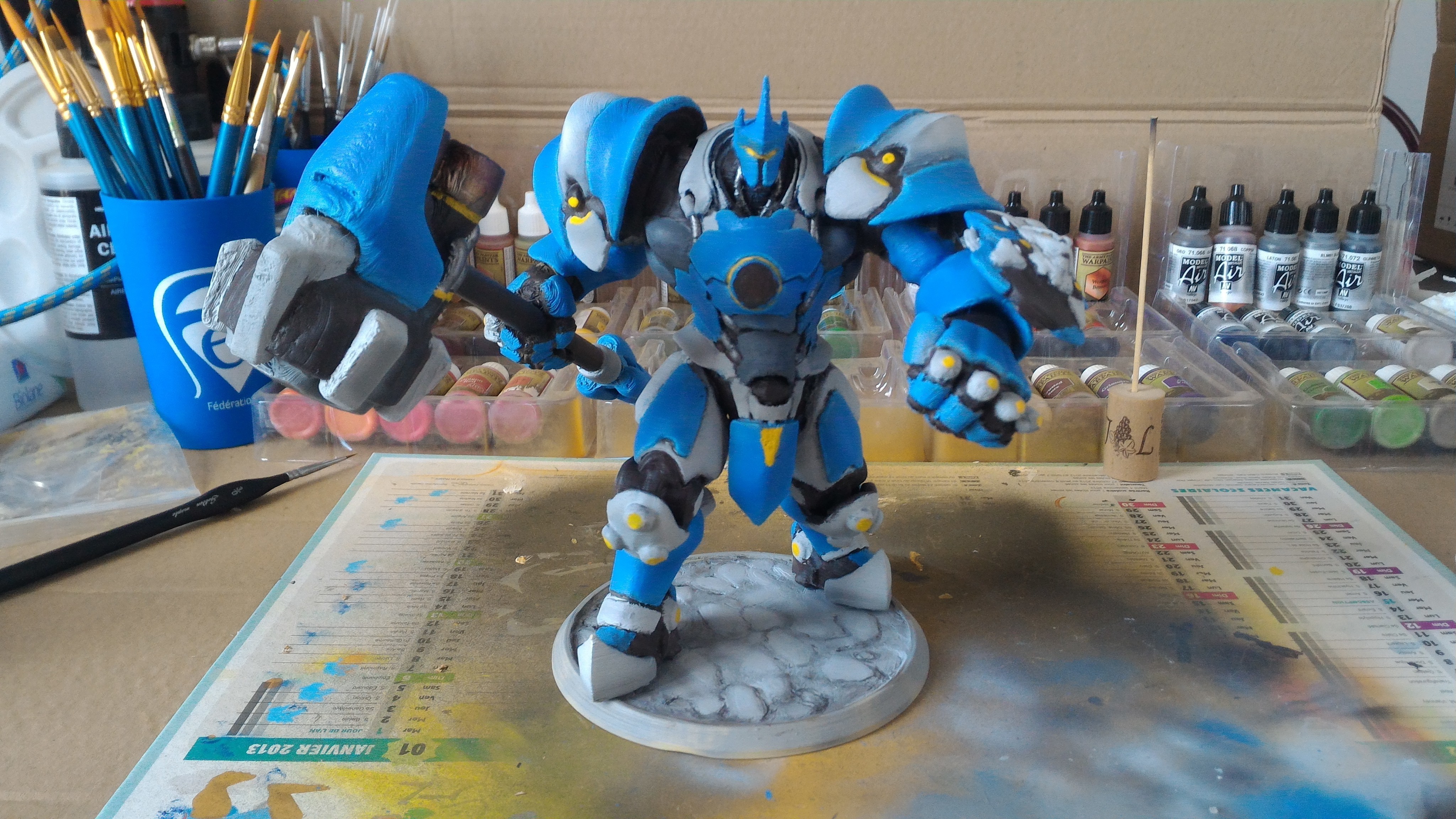 Free STL file Overwatch - Reinhardt 🗿・3D printable model to download・Cults