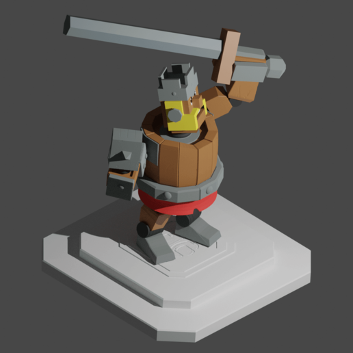 Download STL file Clockwork King • 3D printable design ・ Cults
