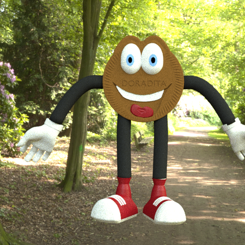 Download STL file Marbu Doradita Cookie • 3D printing object ・ Cults